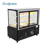 China Automatic Defrosting Cake Display Cooler Dessert Supermarket Fridge for sale