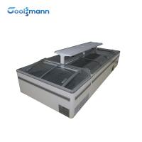 China Island Sliding Door Deep Freezer Jumbo Combined Cabinet Automatic Defrost for sale