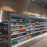 China Single Temperature Open Display Chiller Vertical Cabinet Air Cooler for sale