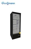 China 1700L Glass Door Display Freezer , LED Glass Front Drink Fridge 2m Height for sale