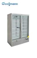 China 1700L Glass Door Display Freezer , LED Glass Front Drink Fridge 2m Height for sale