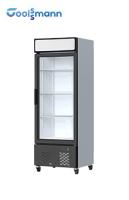 China Automatic Defrosting Glass Drinks Fridge for sale