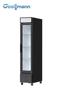 China Automatic Defrosting Glass Drinks Fridge for sale
