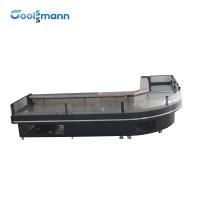 China Butcher Meat Display Freezer Fan Cooling System 280L Cooler Fridge for sale