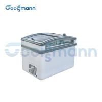 China ETL Gas Station & Mini Store Two Sides Open Island Freezer for sale