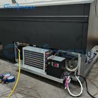 China ETL Gas Station & Mini Store Two Sides Open Island Freezer for sale