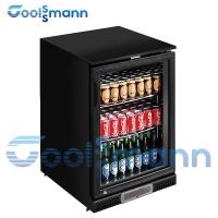 China Double Layer Backbar Cooler Wire Tube Condenser Glass Display Fridge for sale
