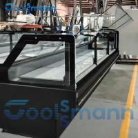 China There Are Four -2 ℃ Refrigeration Cabinet Bottom Of The Square Glass Service  Deli Chiller for sale
