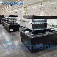 China Mini Half Height Food Display Cooler Multideck Beverage Cabinet Refrigerated Case for sale