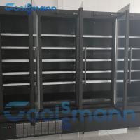 China Glass Door Beverage Display Fridge Plug In Automatic Defrosting Glass Door Cooler For Beverage for sale