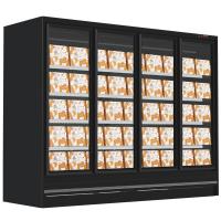 China Supermarket Commercial Upright Glass Door Upright Chiller Showcase Refrigerator Multi Decks Remote for sale