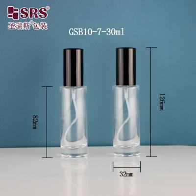 China Square Elegant Dispenser Fine Mist Luxury Hand Sanitizer Container 15ml 30 ml Glass Spray Bottle for sale