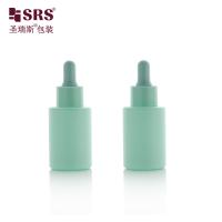 China Wholesale Custom Paint Color Glass Round Facial Essence Luxury Dropper Bottle 30ml for sale