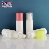 China Injection White PCR Eco-friendly Facial Lotion Pump Bottles Plastic Airless Bottle 50ml for sale