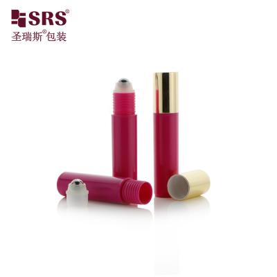 China Recycled Plastic Injection Customization Color Red Eye Serum Massage Roll On PP Bottle for sale