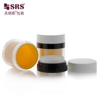 China 15ml 30ml 50ml Empty Acrylic Cosmetic Replaceable Container Airless Jar Cream for sale