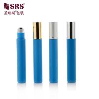 China 8ml Empty Injection Solid Color Plastic Eye Serum Massage Roll On Ball Bottle for sale