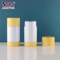 China Round Shape Custom Color Plastic Stick Bottle Twist Up 50ml Deodorant Container for sale