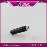 China SRS packaging manufaturer plastic 5ml eye cream sample bottle with roll on sealing type for sale
