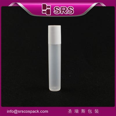China Shengruisi packaging RPP-12ml plastic roll on bottle with PP cap for sale