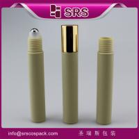 China RPA-15ml new popular eye cream roll on bottle with gold lid for sale