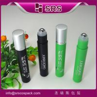 China Shengruisi packaging RPA-8ml plastic roll on bottle with aluminum cap for sale