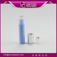 China Shengruisi packaging RPA-10ml plastic roll on bottle with three metal ball for sale