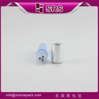 China SRS cosmetic packaging supplier plastic 10ml triple ball roll on bottle for face massage for sale