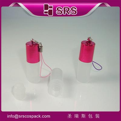 China Shengruisi packaging DH-3ml plastic roll on bottle with hook for sale