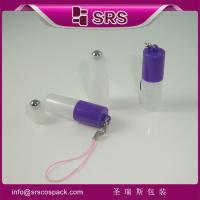 China Shengruisi packaging DH-3ml plastic roll on bottle with hook for sale