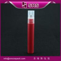 China SRS best reller plastic stainless steel ball refilled 8ml roll-on empty bottle for perfume for sale