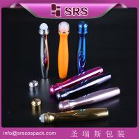 China SRS Plastic 15ml roll-on bottle and PETG 15ml perfume roller ball bottles for eye cream for sale