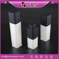 China A051 15ml 30ml 50ml square new style airless cosmetic pump bottle for sale