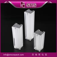 China Shengruisi packaging A050-15ml 30ml 50ml Luxury Acrylic airless lotion pump bottle for sale
