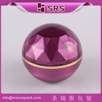 China ball shape J011 15G 30G 50G acrylic cream jar manufacturer for sale
