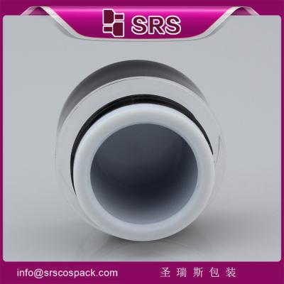 China China supply round shape black J021 5g cosmetic sample jar for sale
