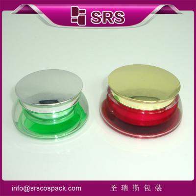 China Shengruisi packaging J034-15ml 30ml 50ml acrylic cream jar for sale