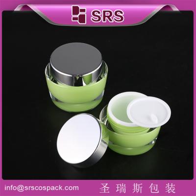 China J041 15ml 30ml 50ml round plastic jar wholesale for sale