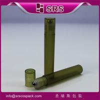 China RPP-15ml roller bottle with steel ball,100% no leakage roll on perfume bottle for sale