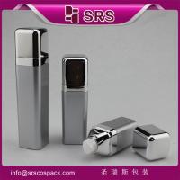 China silver airless bottle supplier,A056 square shape bottle for sale