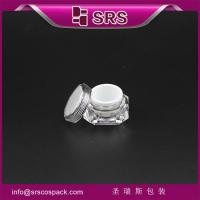 China J060 white diamond shape cosmetic jarmanufacturer for sale