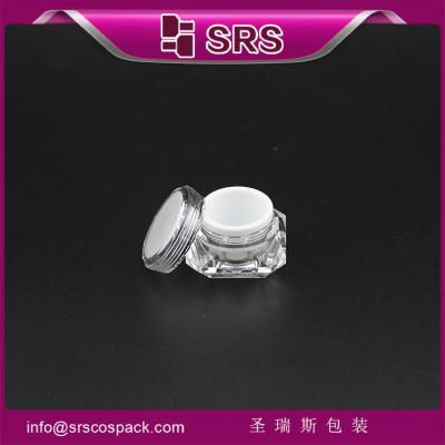 China J060 white diamond shape cosmetic jarmanufacturer for sale