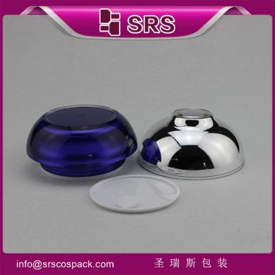 China blue special shape novelty plastic cosmetic packaging for sale