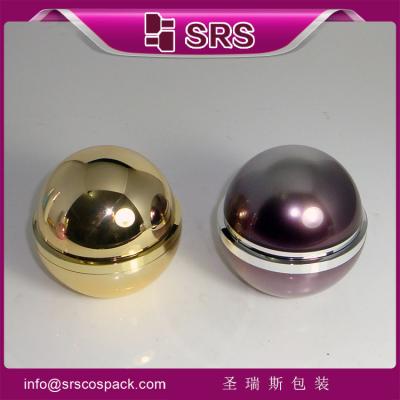 China J012 luxury and elegant 50g 80g plastic ball jar manufacturer for sale