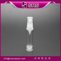 China transparent 5ml 10ml airless pump bottle manufacturer for sale