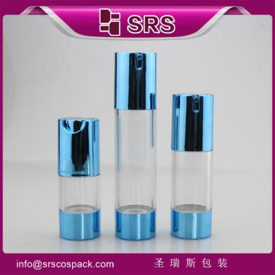 China Airless Treatment with Clear Body Pump Bottle By Skin Perfection 1 Oz 30ml for sale