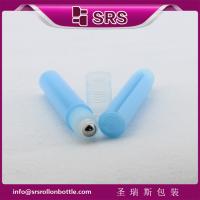 China RPP-15ml perfume bottle roll-on metal ball plastic cap for sale