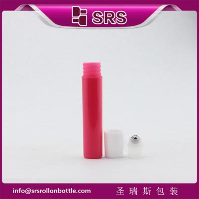 China RPP-7ml plastic roll on bottle with PP cap and metal ball for sale