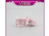 China J092 5g mini cream jar luxury special shape cosmetic acrylic jar promotional for sale