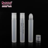 China Round Clear Matte Glossy PP PCR Plastic Roller Steel Ball Massage Roll On Bottle 15ml for sale